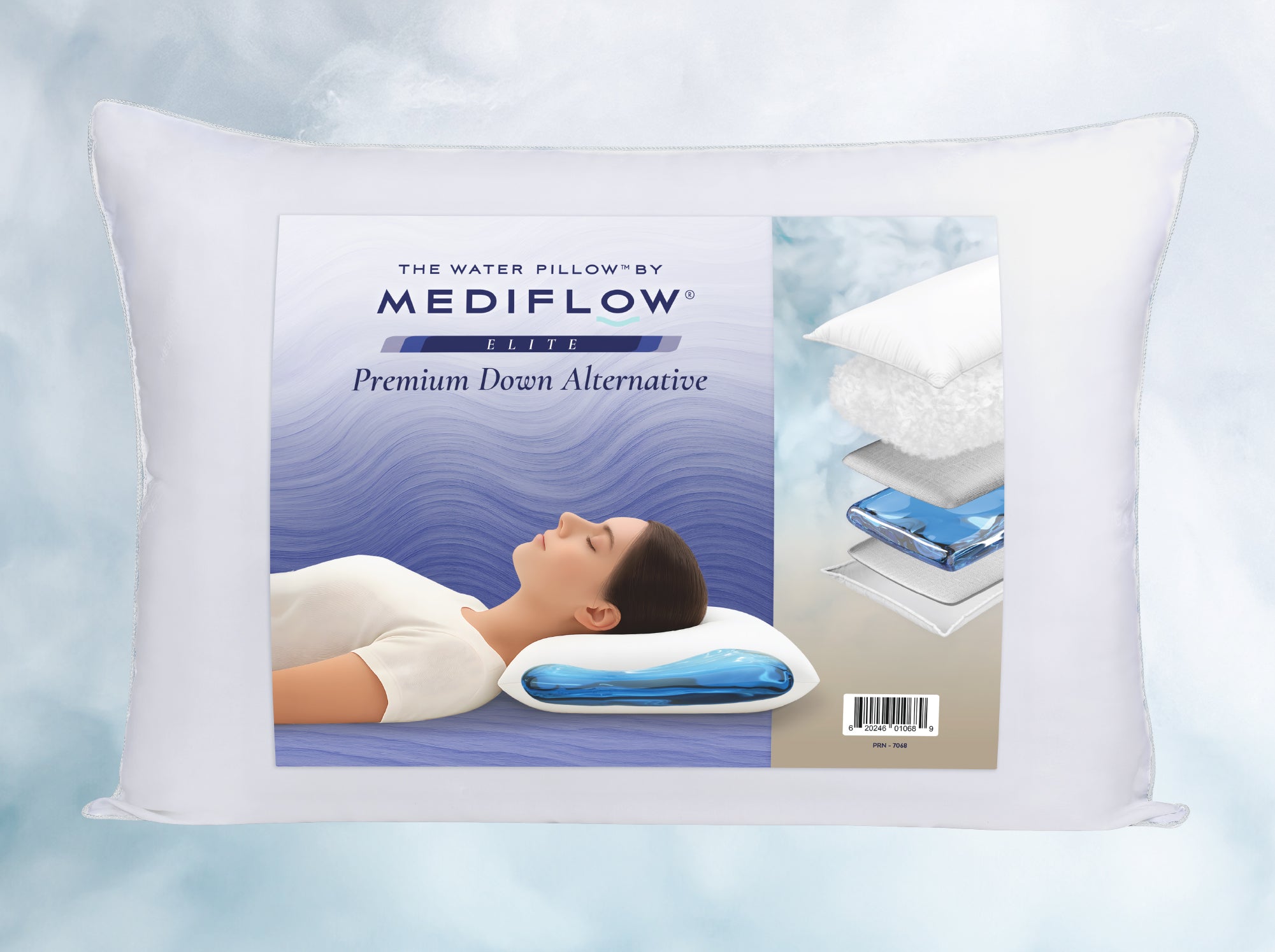 Elite Down Alternative Water Pillow | The Water Pillow by Mediflow ...